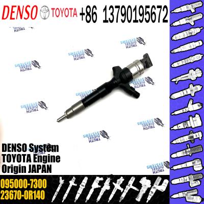 China Brand New Common Rail Fuel Injector 23670-0R140 23670-0R190 095000-7300 for TOYOTA for sale