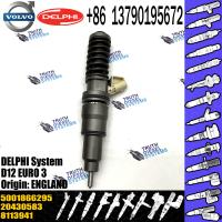 China BEBE4C00101 20430583 5001866295 fuel injector for VOL truck D12 FH1 EURO 3 for sale