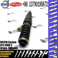 China BEBE4C00101 20430583 5001866295 fuel injector for VOL truck D12 FH1 EURO 3 for sale
