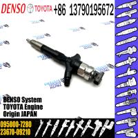 China High Quality Common Rail Fuel Injector 095000-7280 For TOYOTA 23670-09210 for sale
