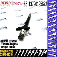 China High Quality Common Rail Fuel Injector 095000-7280 For TOYOTA 23670-09210 for sale