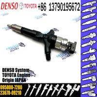 China High Quality Common Rail Fuel Injector 095000-7280 For TOYOTA 23670-09210 for sale