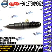 China common rail injector 20430583 BEBE4C00101 VOE20430583 for  DX12 VOL D12C D12D FH/NH/FM12 fuel injector for sale