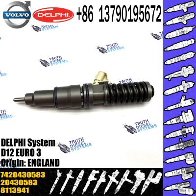China common rail injector 20430583 BEBE4C00101 VOE20430583 for  DX12 VOL D12C D12D FH/NH/FM12 fuel injector for sale