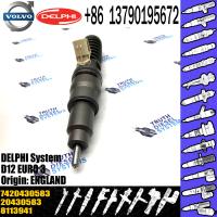 China common rail injector 20430583 BEBE4C00101 VOE20430583 for  DX12 VOL D12C D12D FH/NH/FM12 fuel injector for sale
