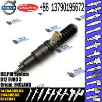 China common rail injector 20430583 BEBE4C00101 VOE20430583 for  DX12 VOL D12C D12D FH/NH/FM12 fuel injector for sale