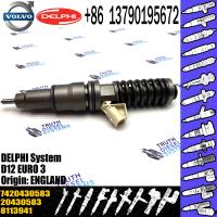 China common rail injector 20430583 BEBE4C00101 VOE20430583 for  DX12 VOL D12C D12D FH/NH/FM12 fuel injector for sale
