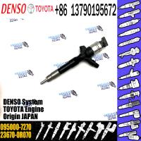China High Quality Common Rail Fuel Injector 095000-7270 For TOYOTA 23670-0R070 for sale