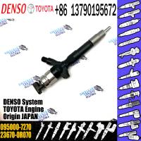 China High Quality Common Rail Fuel Injector 095000-7270 For TOYOTA 23670-0R070 for sale