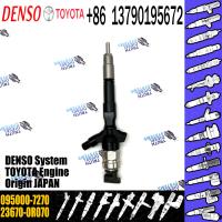 China High Quality Common Rail Fuel Injector 095000-7270 For TOYOTA 23670-0R070 for sale