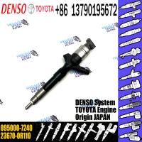 China New Common Rail Diesel Fuel Injector 095000-7240 095000- 6900 23670-0R110 For TOYO-TA for sale
