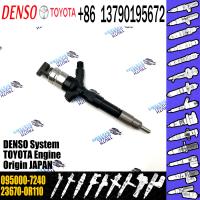 China New Common Rail Diesel Fuel Injector 095000-7240 095000- 6900 23670-0R110 For TOYO-TA for sale