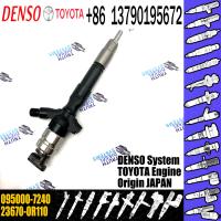China New Common Rail Diesel Fuel Injector 095000-7240 095000- 6900 23670-0R110 For TOYO-TA for sale