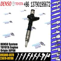 China Rail Fuel Injector 095000-7320 095000-7330 095000-6680 095000-6970 23670-09190 23670-0R050 for TOYOTA for sale