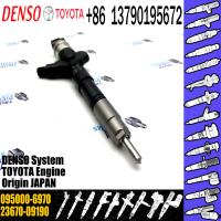 China Rail Fuel Injector 095000-7320 095000-7330 095000-6680 095000-6970 23670-09190 23670-0R050 for TOYOTA for sale