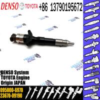 China Rail Fuel Injector 095000-7320 095000-7330 095000-6680 095000-6970 23670-09190 23670-0R050 for TOYOTA for sale
