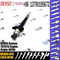 China Rail Fuel Injector 095000-7320 095000-7330 095000-6680 095000-6970 23670-09190 23670-0R050 for TOYOTA for sale