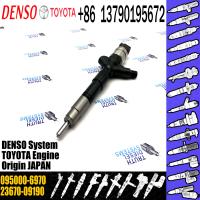 China Rail Fuel Injector 095000-7320 095000-7330 095000-6680 095000-6970 23670-09190 23670-0R050 for TOYOTA for sale