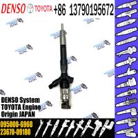 China Rail Fuel Injector 23670-09180 095000-7660 095000-7670 095000-6410 095000-6960  for TOYOTA for sale