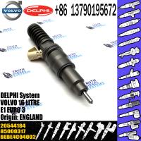 China 20544184 BEBE4C04002 BEBE4C04102 common rail fuel injector for VOL 85000317 for sale