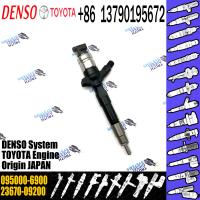 China Rail Fuel Injector 095000-7250 095000-7600 095000-6900 095000-7240For Toyota 23670-09200 for sale