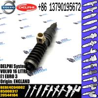 China 20544184 BEBE4C04002 BEBE4C04102 common rail fuel injector for VOL 85000317 for sale