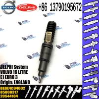 China 20544184 BEBE4C04002 BEBE4C04102 common rail fuel injector for VOL 85000317 for sale