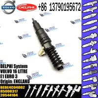 China 20544184 BEBE4C04002 BEBE4C04102 common rail fuel injector for VOL 85000317 for sale
