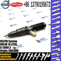 China 20544184 BEBE4C04002 BEBE4C04102 common rail fuel injector for VOL 85000317 for sale