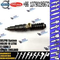 China 20544184 BEBE4C04002 BEBE4C04102 common rail fuel injector for VOL 85000317 for sale