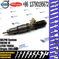 China diesel fuel injector BEBE4C04001 BEBE4C04101 20544186 85000318 for VOL FH 16 D16C, Euro 3, for sale