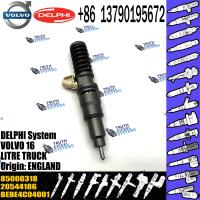 China Diesel Electronic Unit Fuel injector BEBE4C04101 For VOL TRUCK 20544186 85000318 for sale