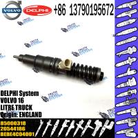 China Diesel Electronic Unit Fuel injector BEBE4C04101 For VOL TRUCK 20544186 85000318 for sale