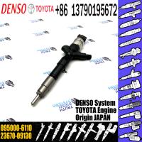 China Brand New Common Rail Fuel Injector 095000-6110 23670-09130 For Toyota Rav4 for sale