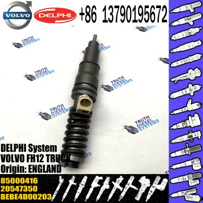 China Fuel Injector 20547350 85000416 EX631016 BEBE4D00203 For VOL FH12 TRUCK for sale