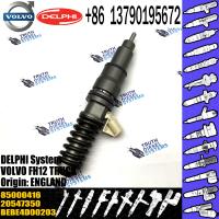 China Fuel Injector 20547350 85000416 EX631016 BEBE4D00203 For VOL FH12 TRUCK for sale