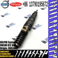 China High Quality 2 Pins Diesel Fuel Injector BEBE4C13001 21586284 3801437 For VOL D12 for sale