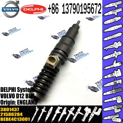 China High Quality 2 Pins Diesel Fuel Injector BEBE4C13001 21586284 3801437 For VOL D12 for sale