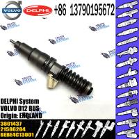 China High Quality 2 Pins Diesel Fuel Injector BEBE4C13001 21586284 3801437 For VOL D12 for sale