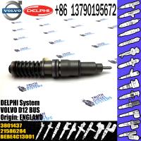 China High Quality 2 Pins Diesel Fuel Injector BEBE4C13001 21586284 3801437 For VOL D12 for sale