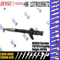 China Common rail fuel injector , 295050-0210 for TOYOTA 1KD-FTV 23670-09340 23670-30410 23670-39455 for sale