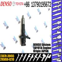 China Common rail fuel injector , 295050-0210 for TOYOTA 1KD-FTV 23670-09340 23670-30410 23670-39455 for sale