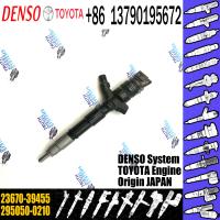 China Common rail fuel injector , 295050-0210 for TOYOTA 1KD-FTV 23670-09340 23670-30410 23670-39455 for sale