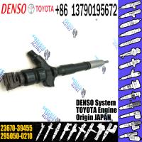 China Common rail fuel injector , 295050-0210 for TOYOTA 1KD-FTV 23670-09340 23670-30410 23670-39455 for sale