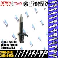 China Hot sale Diesel Fuel Injector 2367039435 Common Rail Injector 295900-0250 23670-39435 for sale