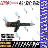 China Hot sale Diesel Fuel Injector 2367039435 Common Rail Injector 295900-0250 23670-39435 for sale