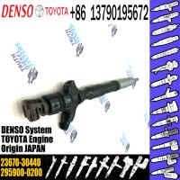 China High Quality Fuel Injector Nozzles OEM 2367030440 2959000200 295900-0200 23670-30440 for Toyo-ta for sale