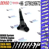 China Common rail fuel injector 23670-0E020 295700-0560 23670-11020 23670-09430 23670-19025 for sale
