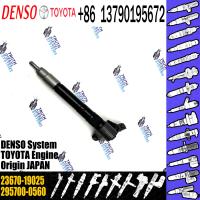 China Common rail fuel injector 23670-0E020 295700-0560 23670-11020 23670-09430 23670-19025 for sale
