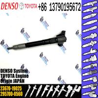 China Common rail fuel injector 23670-0E020 295700-0560 23670-11020 23670-09430 23670-19025 for sale